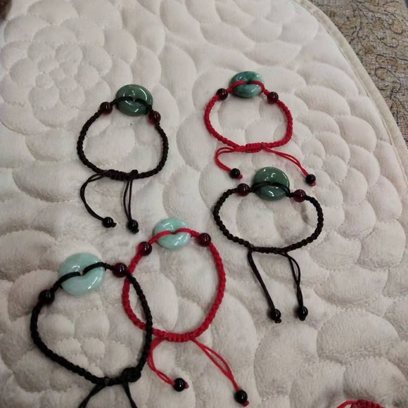 Jewelry | Safety Button Burmese Jadeite Bracket | Poshmark